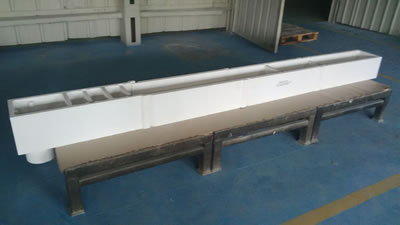 Ceramic launders and refractory tundish products precision manufacturing